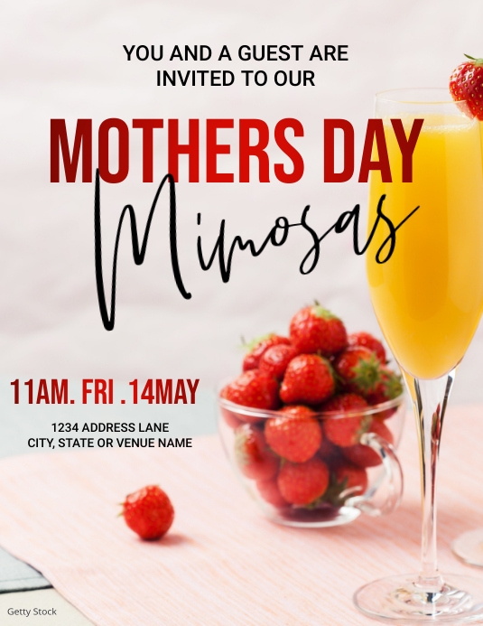 Copy of Mothers Day Mimosas | PosterMyWall