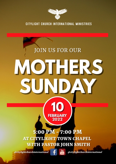 MOTHERS SUNDAY Template | PosterMyWall