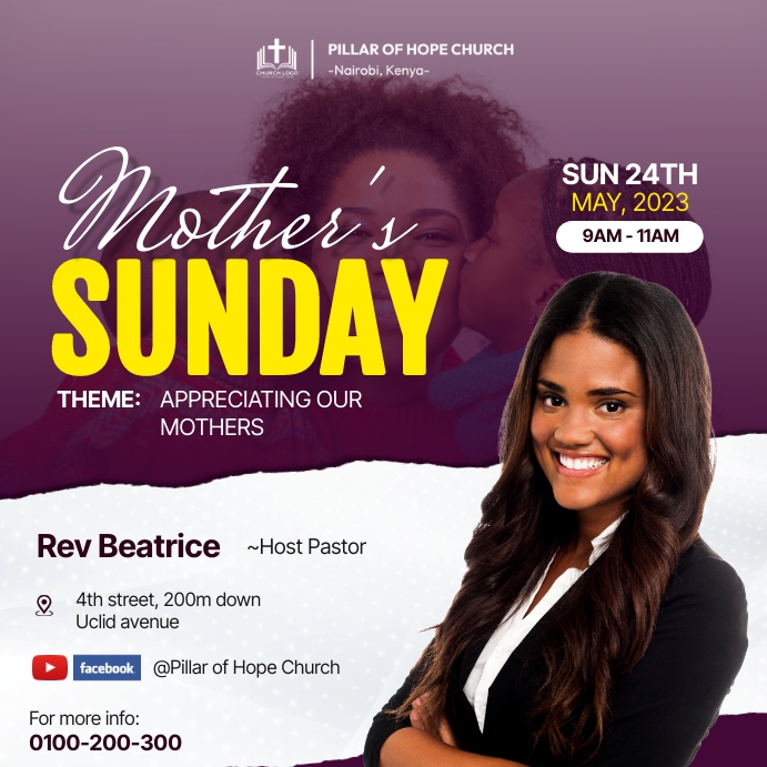 Mothers sunday Template | PosterMyWall
