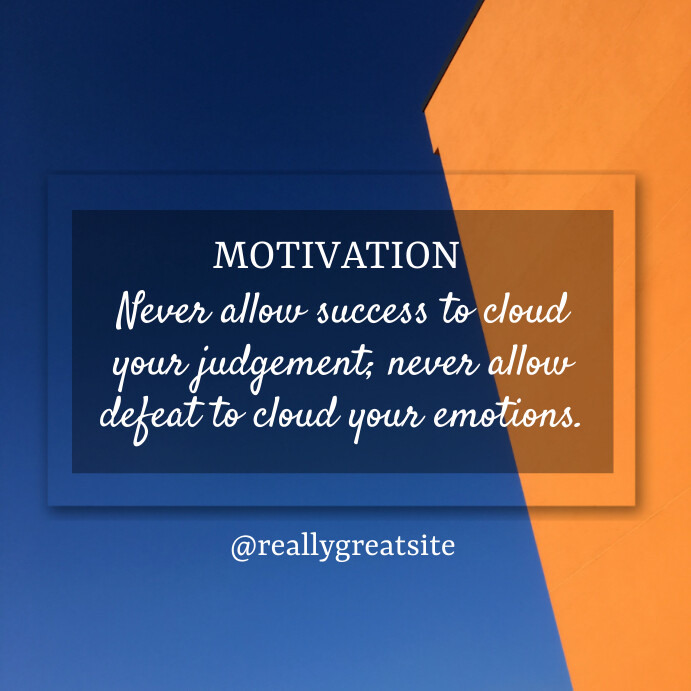 Motivation Template | PosterMyWall