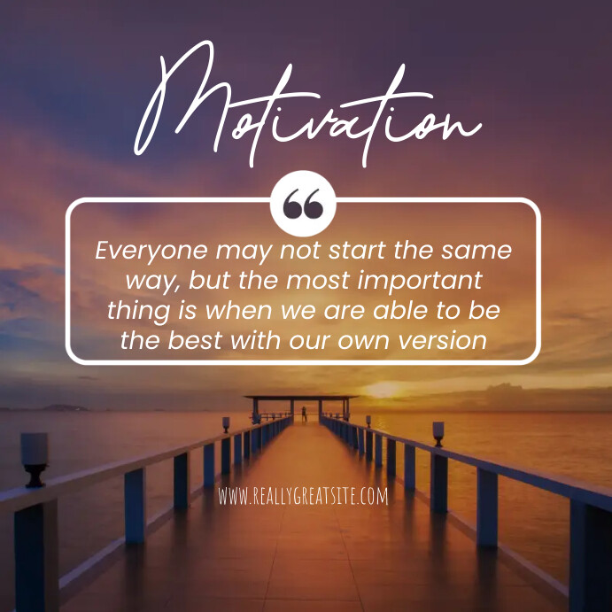 Motivation Template | PosterMyWall