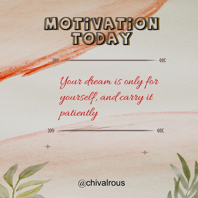 Motivation Template | PosterMyWall