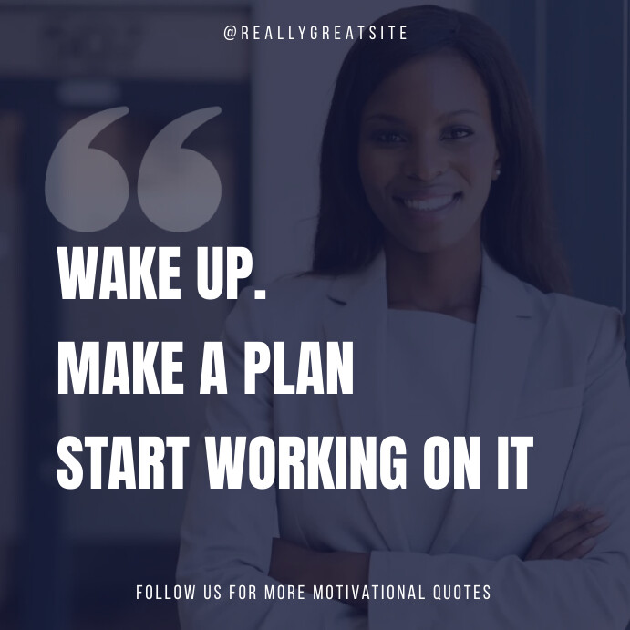 Motivation Quotes Instagram Post 2024 Template | PosterMyWall