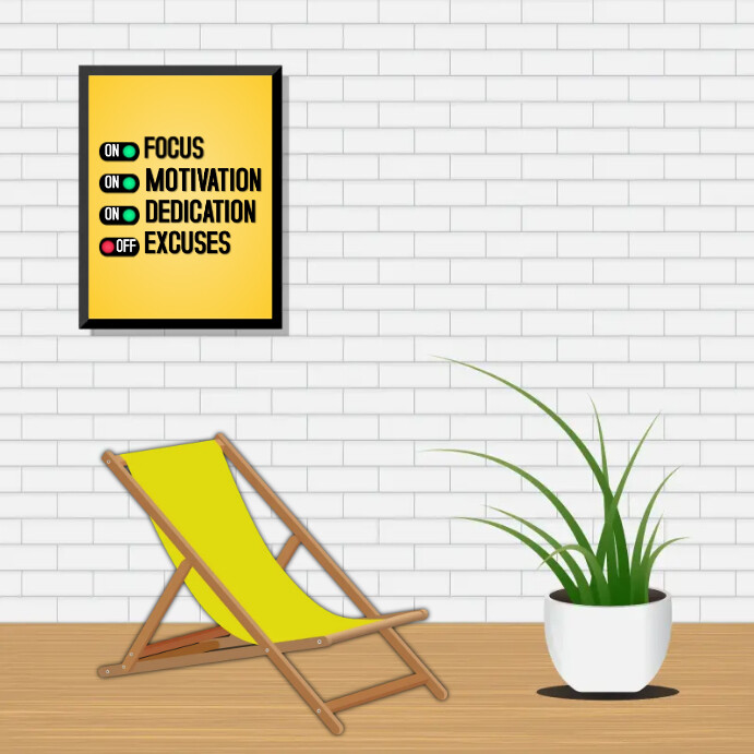 Motivational Focus Template | PosterMyWall