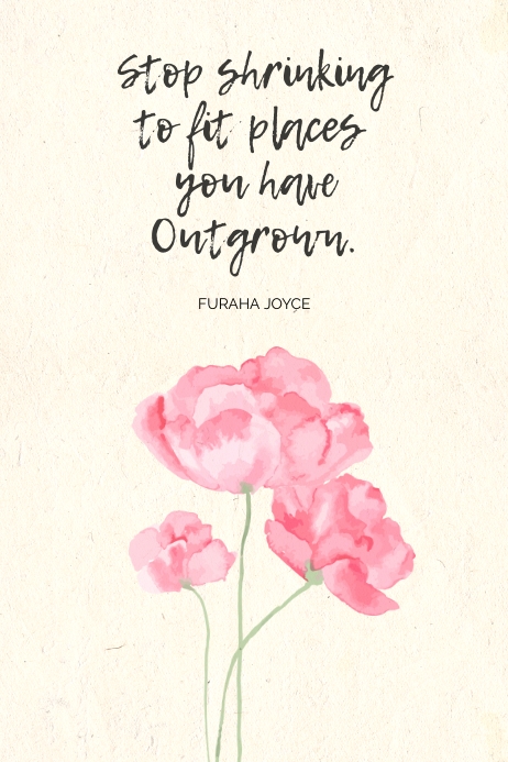 Copy of Motivational poster for women furaha joyce | PosterMyWall