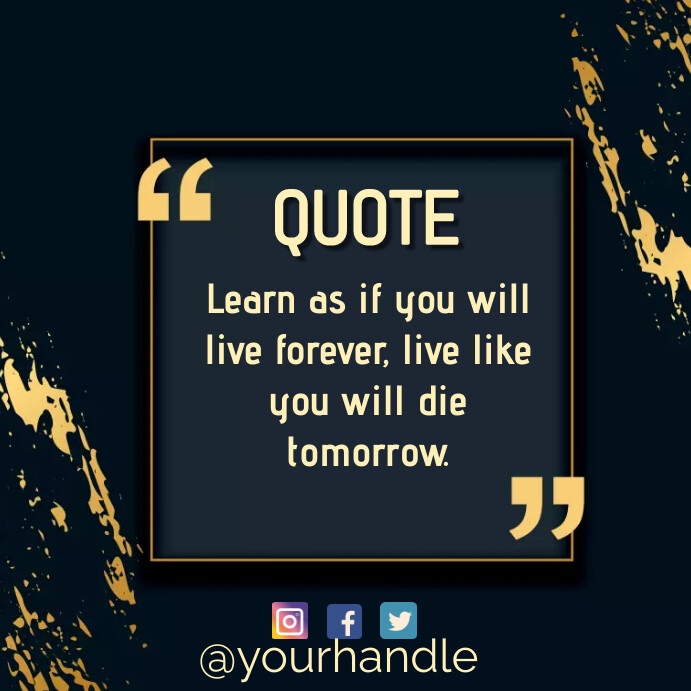 Motivational Quote Template | PosterMyWall