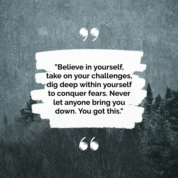 Motivational Quote Template | PosterMyWall