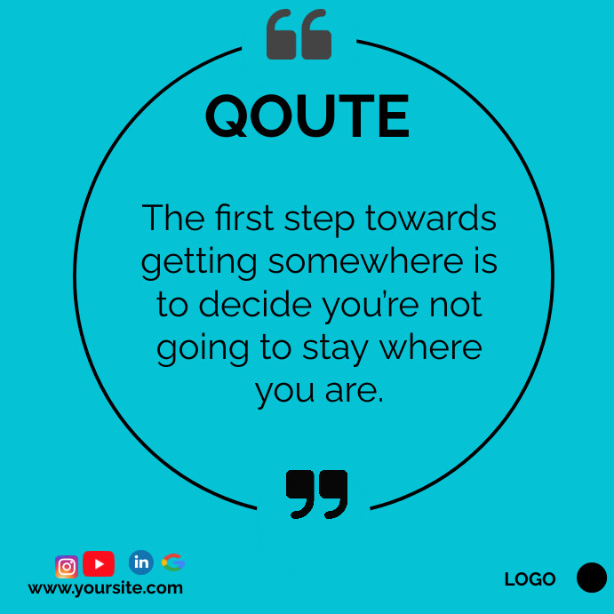 Motivational quote Template | PosterMyWall