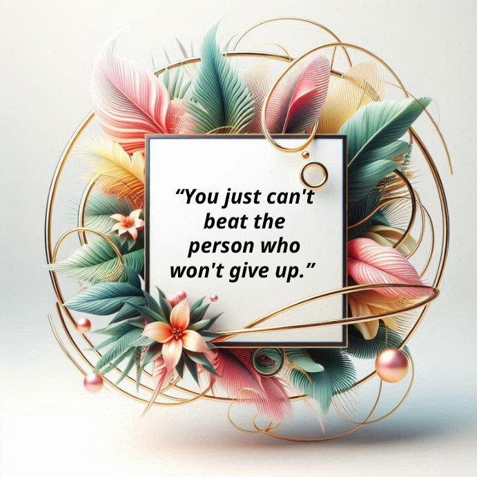 Modèle Motivational Quote Instagram Post | PosterMyWall
