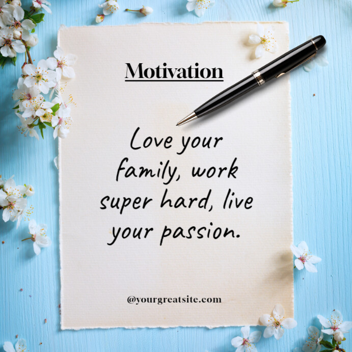 Copy of Motivational Quotes, Inspire Your Succes | PosterMyWall