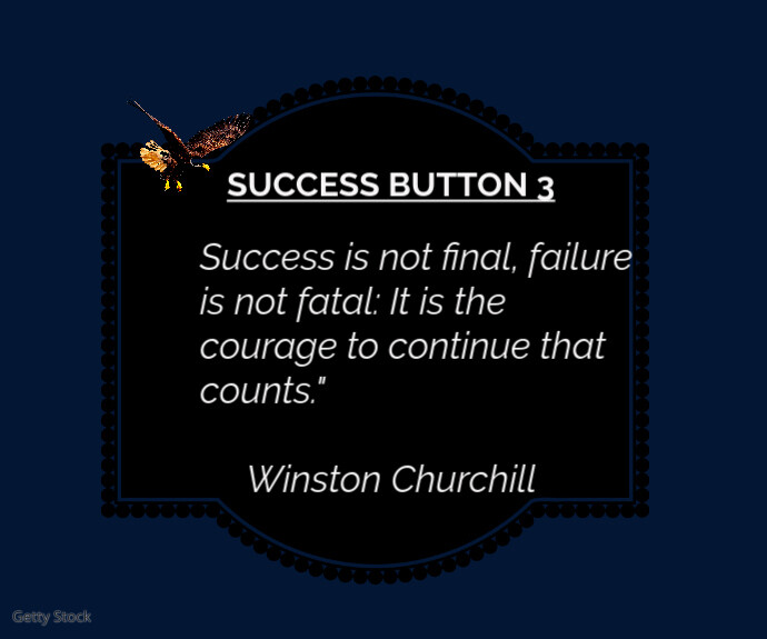 Copy of Motivational quotes ( SUCCESS BUTTON 3) | PosterMyWall