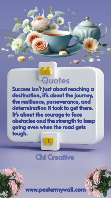 Motivational Quotes About Success WhatsApp St Template | PosterMyWall