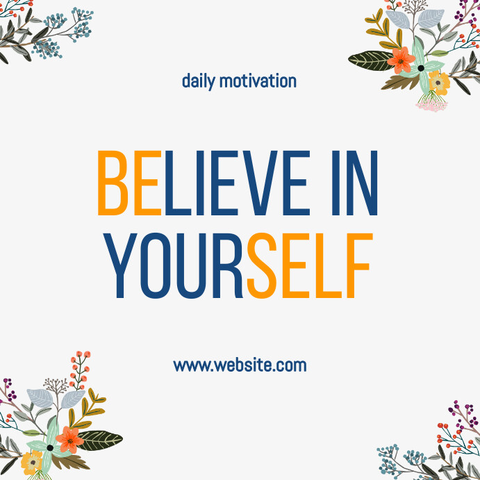 motivational quotes flyer design Template | PosterMyWall