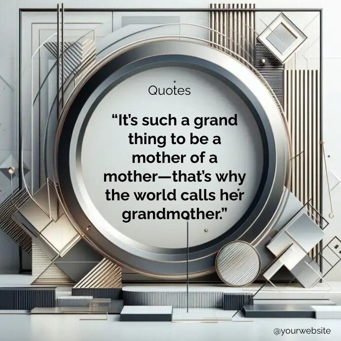 Motivational Quotes For Mother's Day Celebrat Template | PosterMyWall