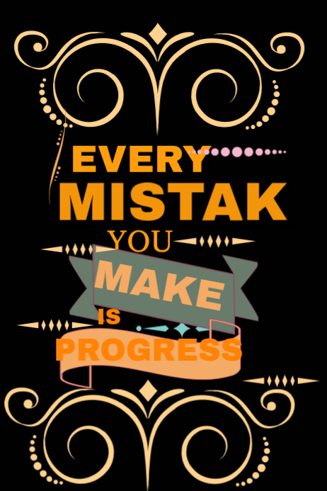 MOTIVATIONAL QUOTES POSTER Template | PosterMyWall