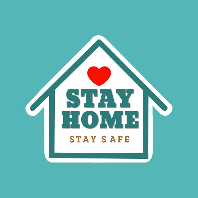 Motivational Stay Home Template | PosterMyWall