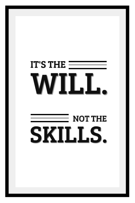 Copy of Motivational Will Power | PosterMyWall