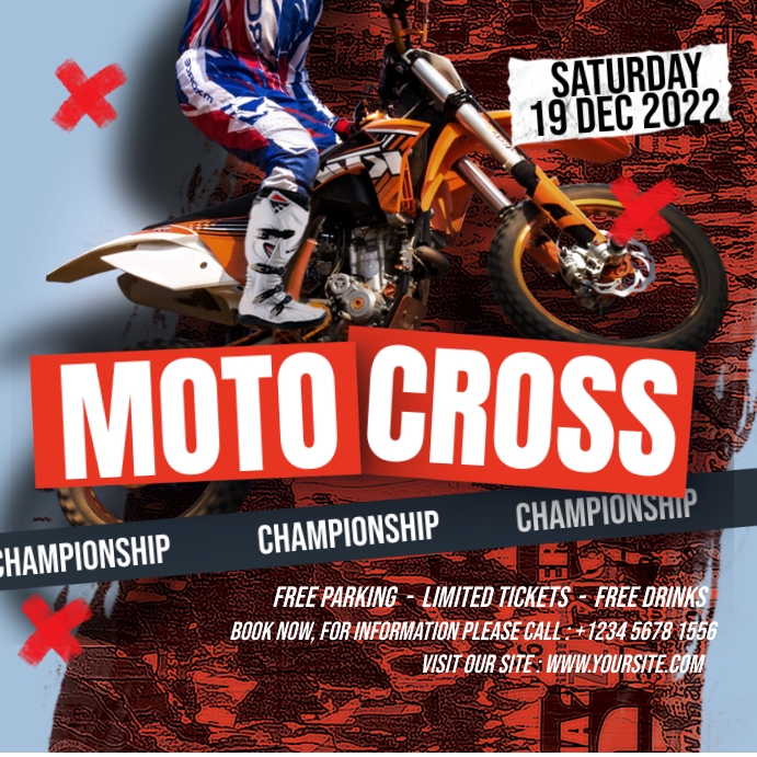 Moto Cross Ads Template | PosterMyWall