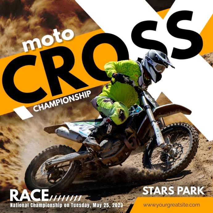 Moto Cross Championship Template | PosterMyWall