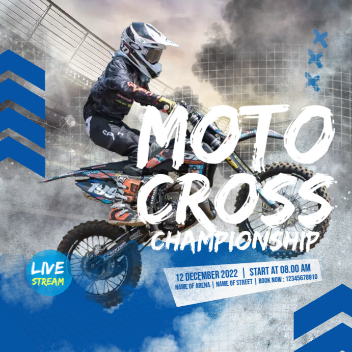 Plantilla de Moto Cross Event | PosterMyWall
