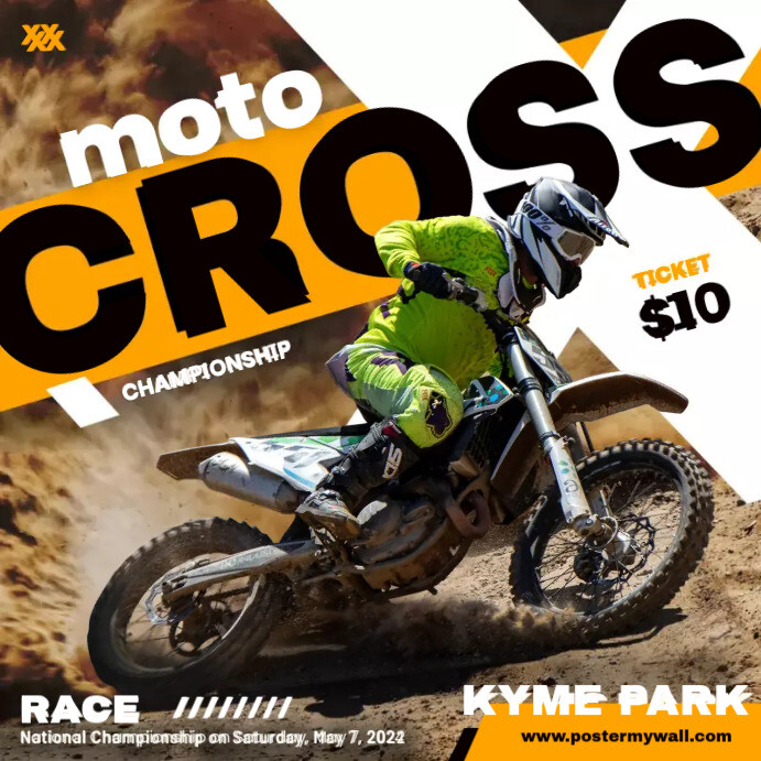 motocross championship template-Vorlage | PosterMyWall