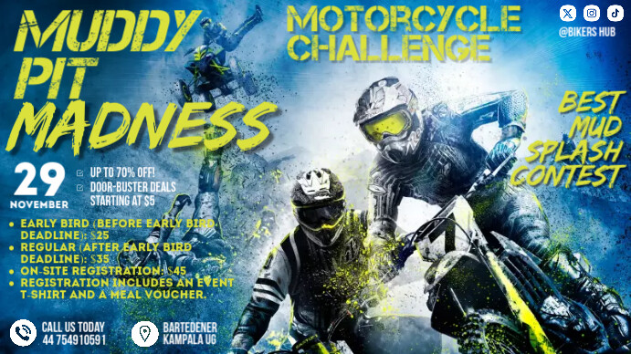 Motocross Template | PosterMyWall