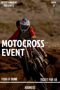 MOTOCROSS POSTER Template | PosterMyWall