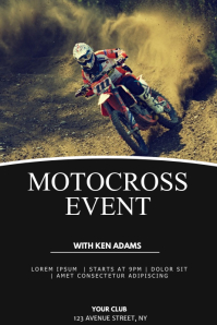 Motocross event flyer template | PosterMyWall
