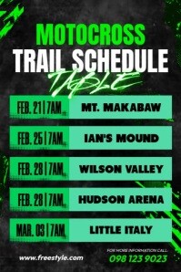 motocross event schedule Template | PosterMyWall