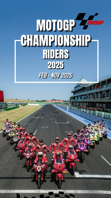 Motogp Championship Riders 2025 Instagram Story Template | PosterMyWall