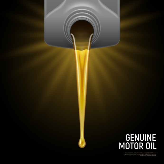 Copy of Motor oil flowing liquid | PosterMyWall