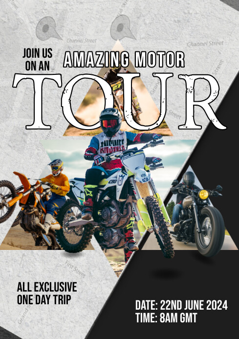 Copy of Motor Travel Tour | PosterMyWall