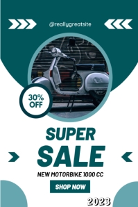 1,510+ motorbike poster super sale Customizable Design Templates ...