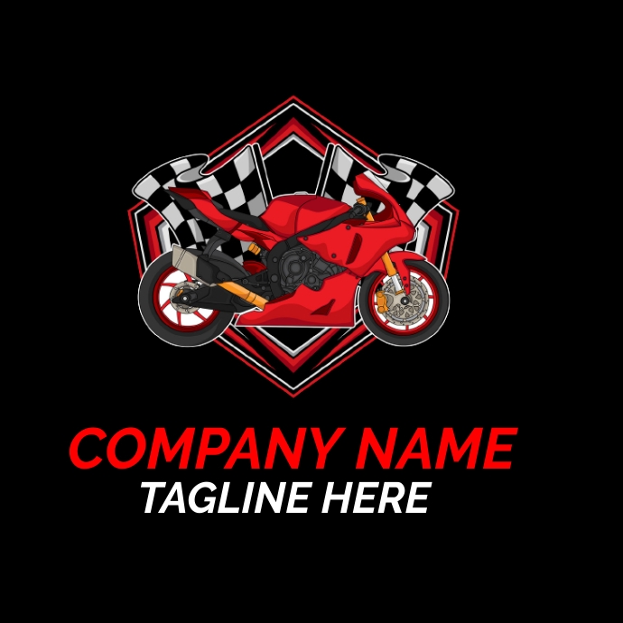 motorbike racing logo Template | PosterMyWall