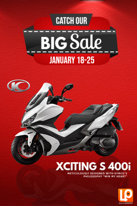 Motorcycle Big Sale Template | PosterMyWall
