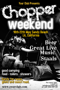 motorcycle event flyer Template | PosterMyWall