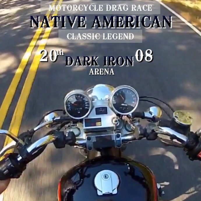 MOTORCYCLE EVENT TEMPLATE | PosterMyWall