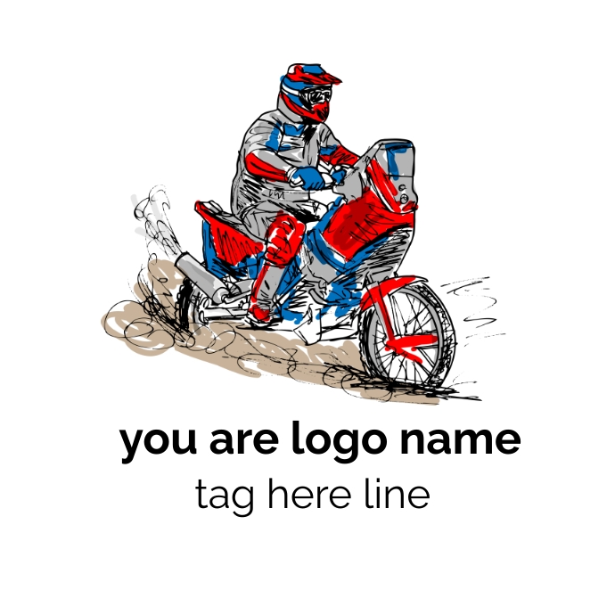 Motorcycle logo Template | PosterMyWall