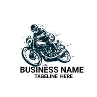 Motorcycle racing logo Template | PosterMyWall