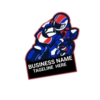 Motorcycle racing logo Template | PosterMyWall