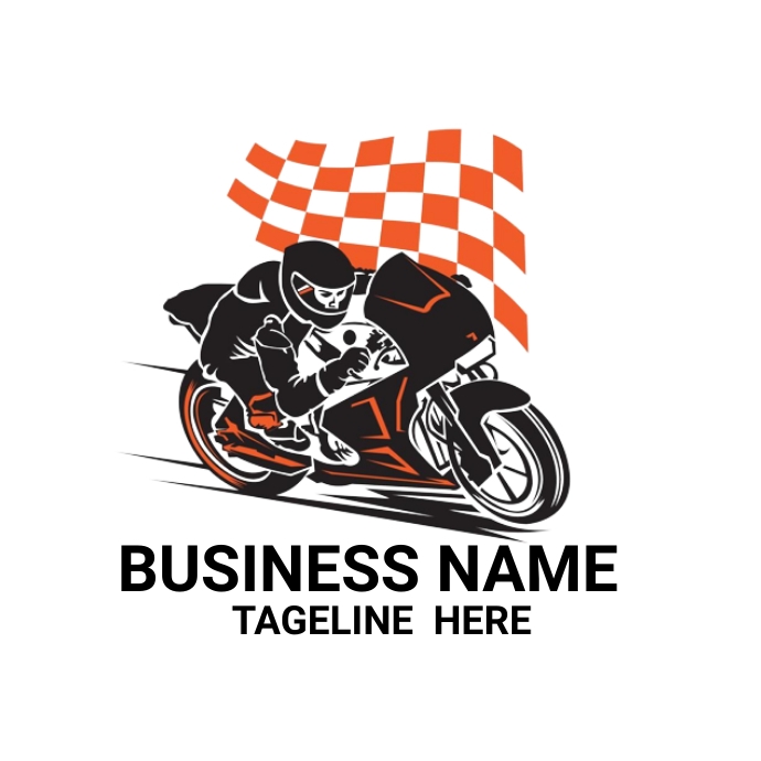Motorcycle racing logo Template | PosterMyWall