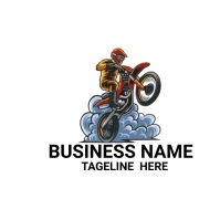 Motorcycle racing logo Template | PosterMyWall