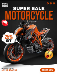 Motorcycle Ads Template | PosterMyWall