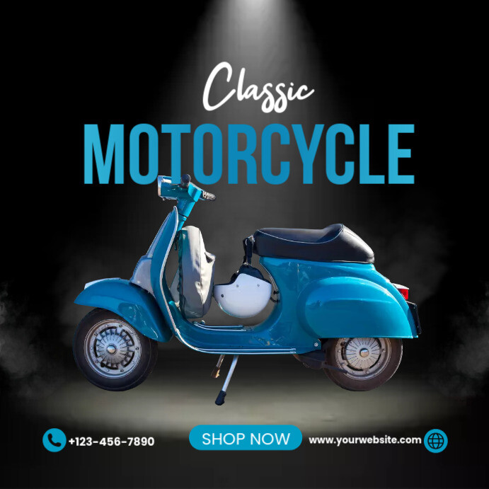 Modèle motorcycle sale template | PosterMyWall