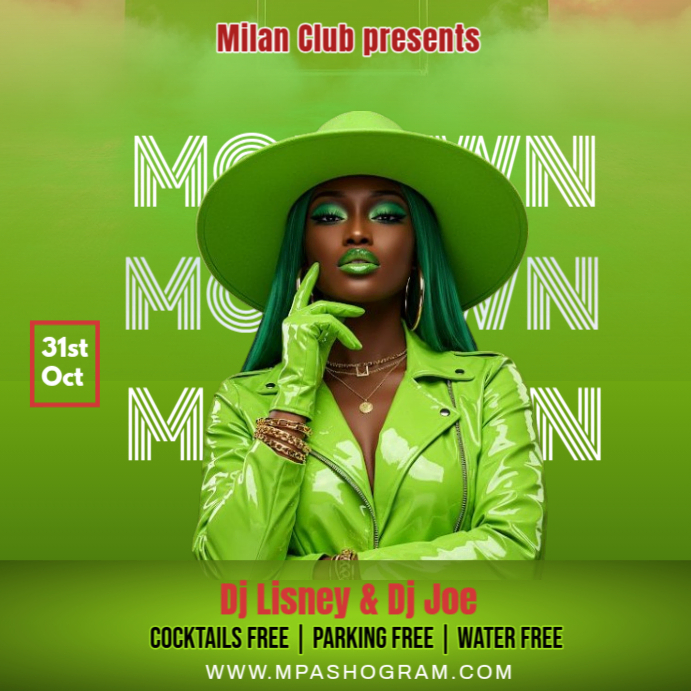 Motown bar event poster Templat | PosterMyWall
