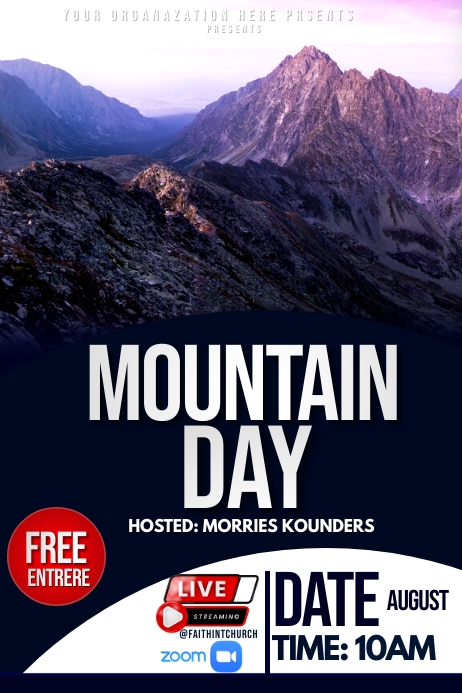 mountain day Template | PosterMyWall