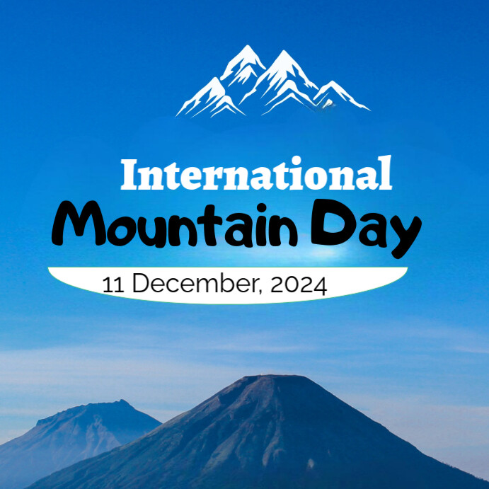 Mountain day flyer Template | PosterMyWall