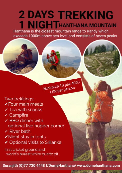 mountain hiking template | PosterMyWall
