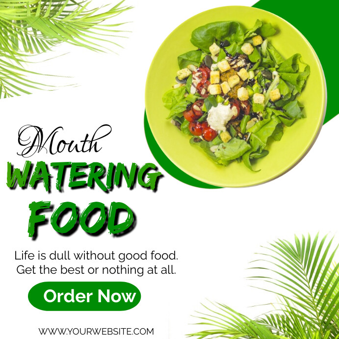 Mouth Watering FOOD Template | PosterMyWall