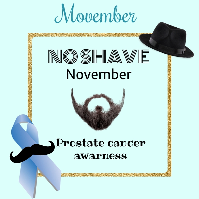 Plantilla de Movember, Folleto Azul de Noviembre | PosterMyWall